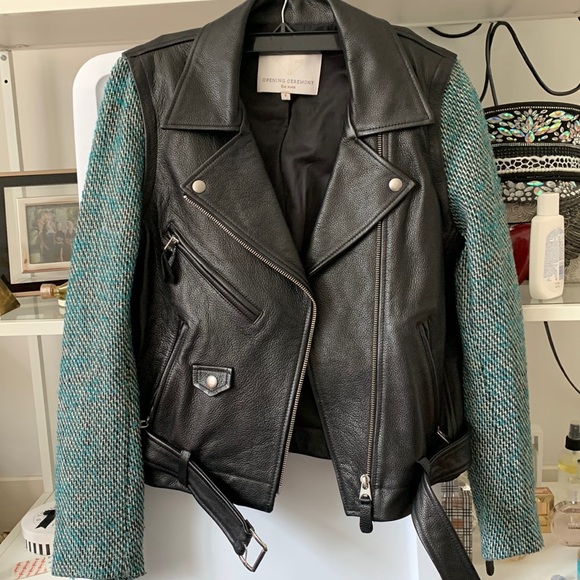 Opening Ceremony | Jackets & Coats | Opening Ceremony Leather Jacket ...